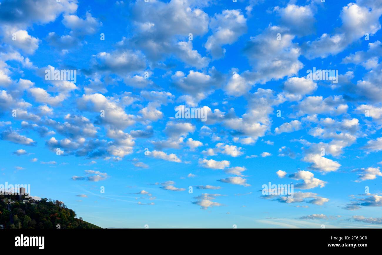 Germany, Baden-Wuerttemberg, Karlsruhe, Durlach, view to Turmberg Stock ...