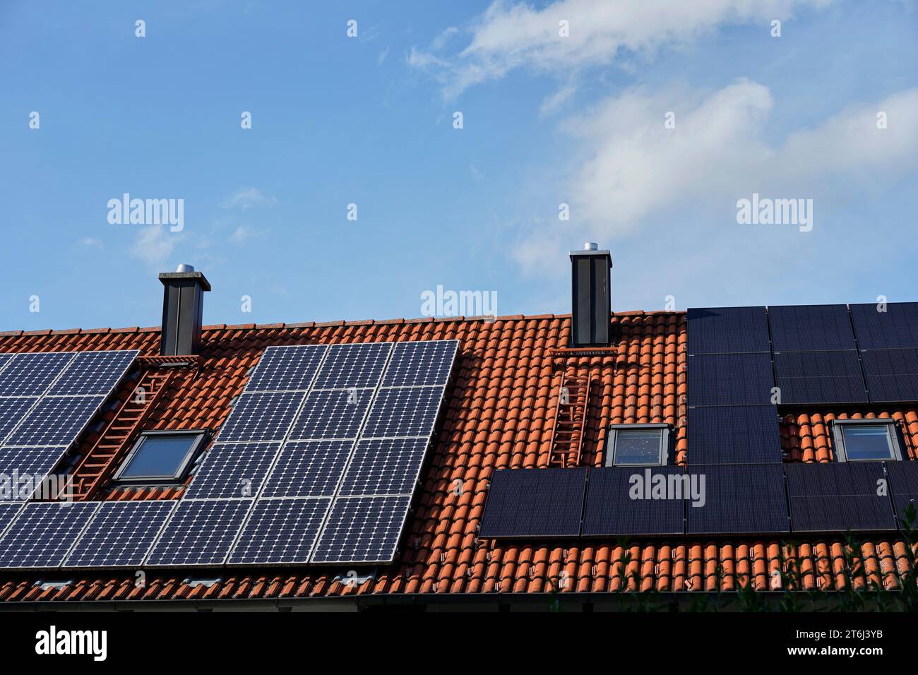 Germany, Bavaria, Upper Bavaria, Altötting district, single-family ...