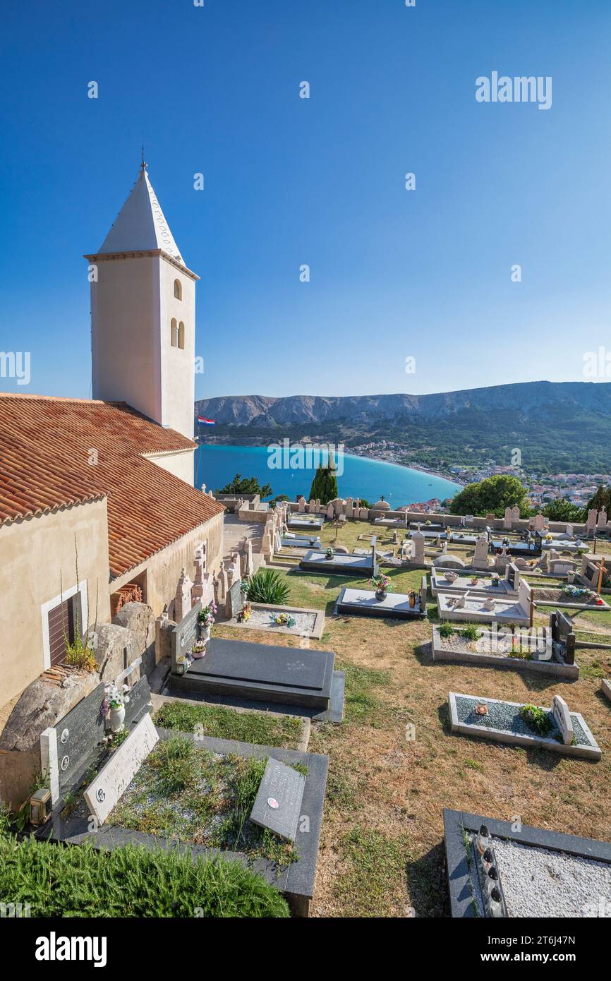 Croatia, Kvarner bay, island of Krk, Baska, Crkva svetog Ivana (St John ...