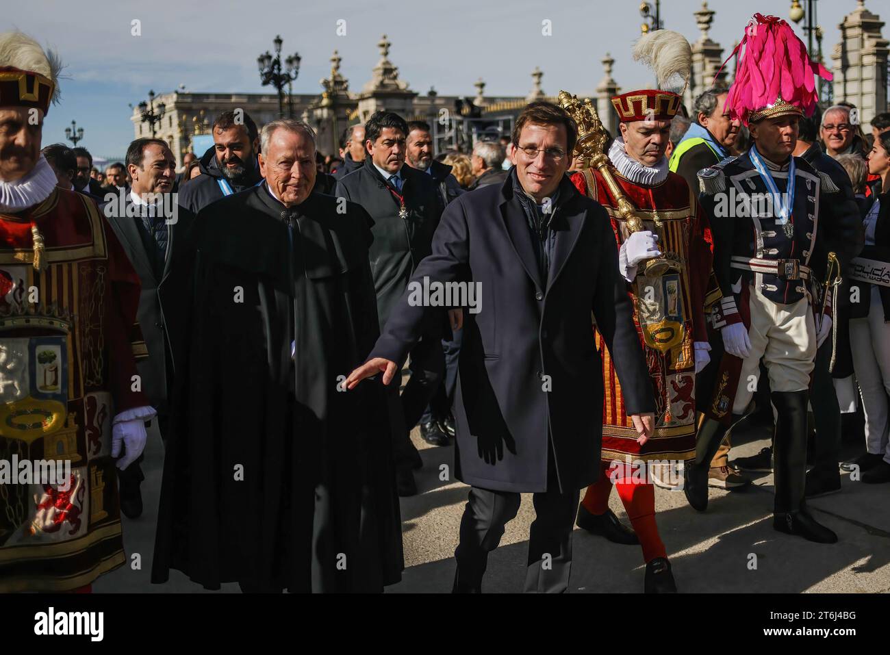 The mayor of Madrid, Jose Luis Martinez - Almeida attends the religious ...