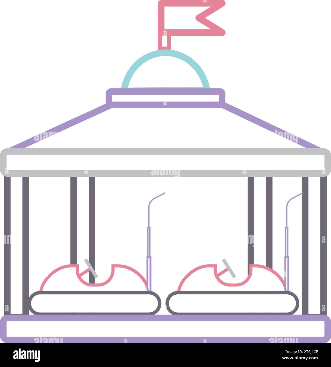 Food cart icon colored Stock Vector Images - Alamy