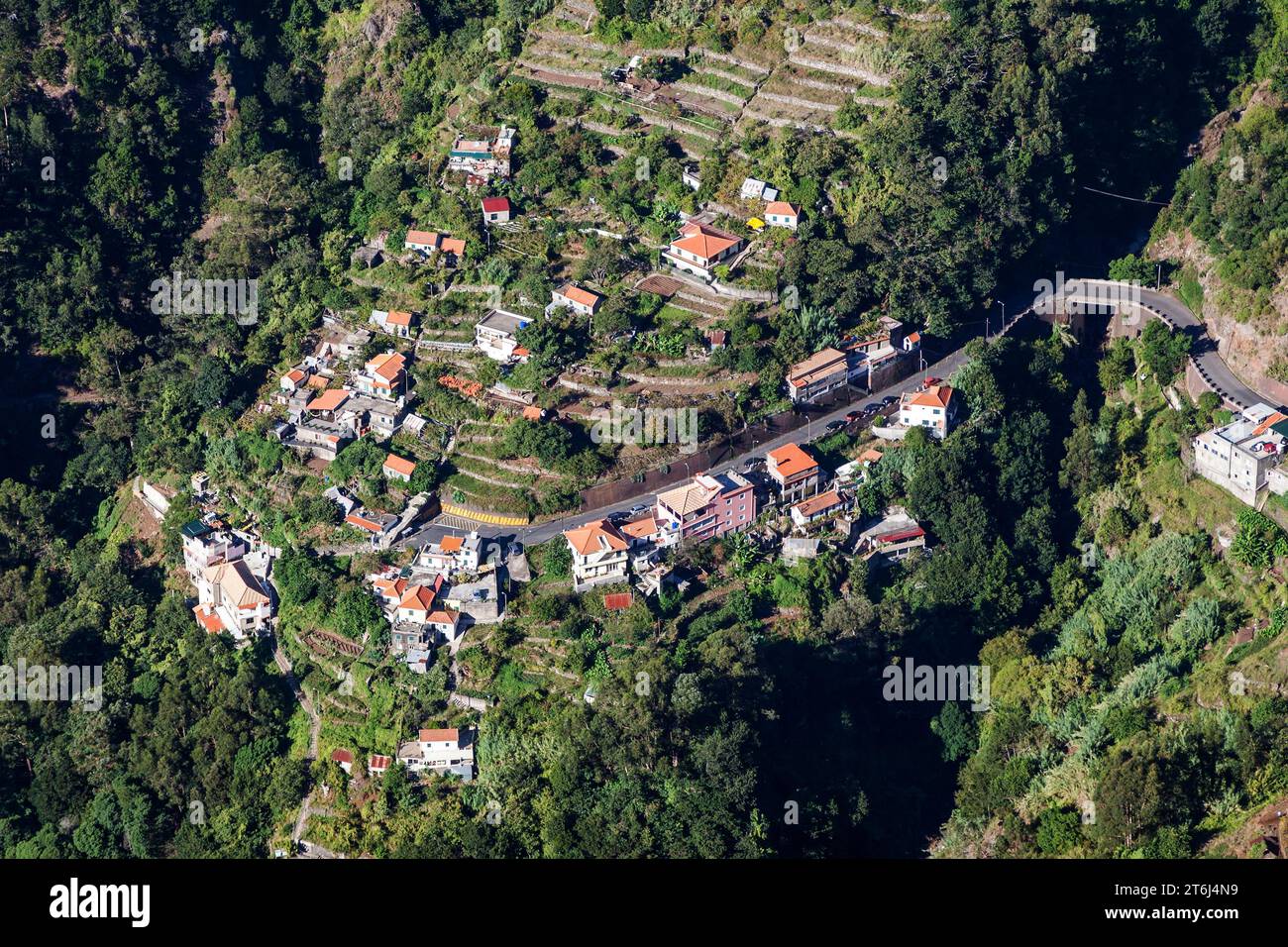 Nun's Valley, Curral das Freiras, view from Eiro do Serrado (1095m ...