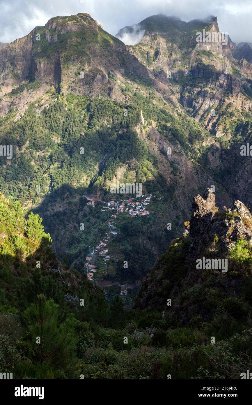 Nun's Valley, Curral das Freiras, view from Eiro do Serrado (1095m ...