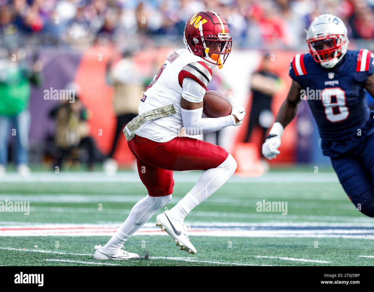 Washington Commanders wide receiver Dyami Brown (2) with the catch ...