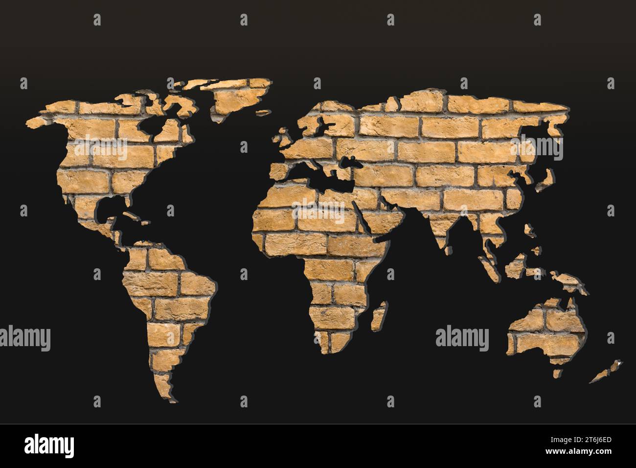 Roughly sketched out world map as global business concepts Stock Photo ...