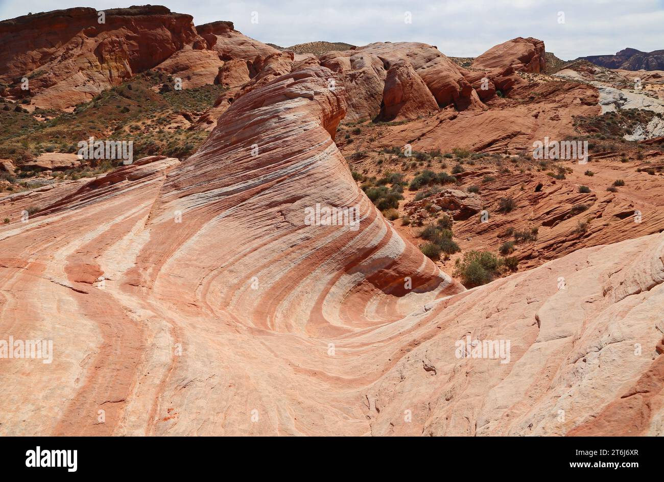 Fire Wave formation - Valley of Fire State Park, Nevada Stock Photo - Alamy