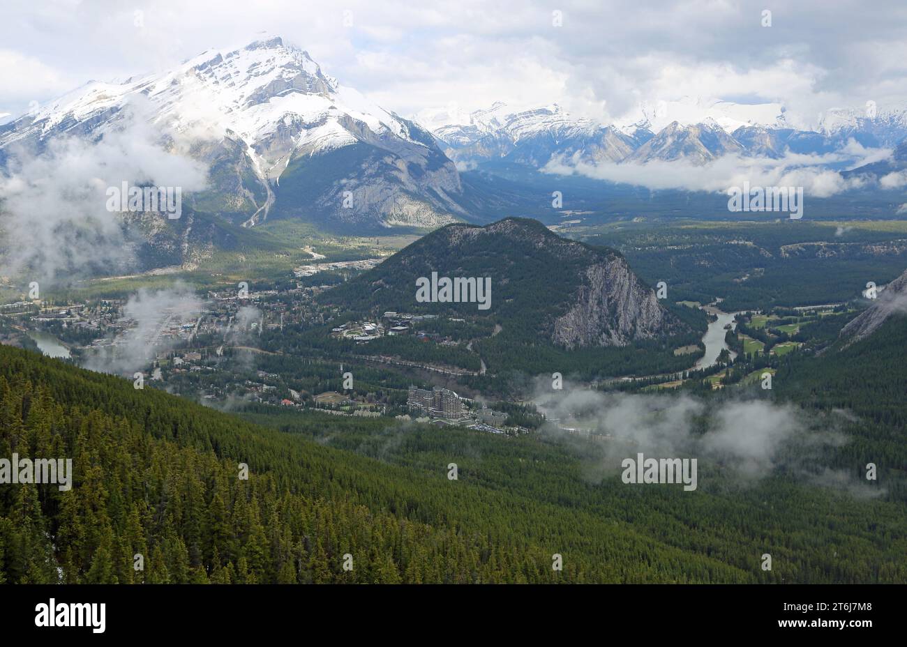 Town of Banff, Banff National Park, Canada Stock Photo - Alamy