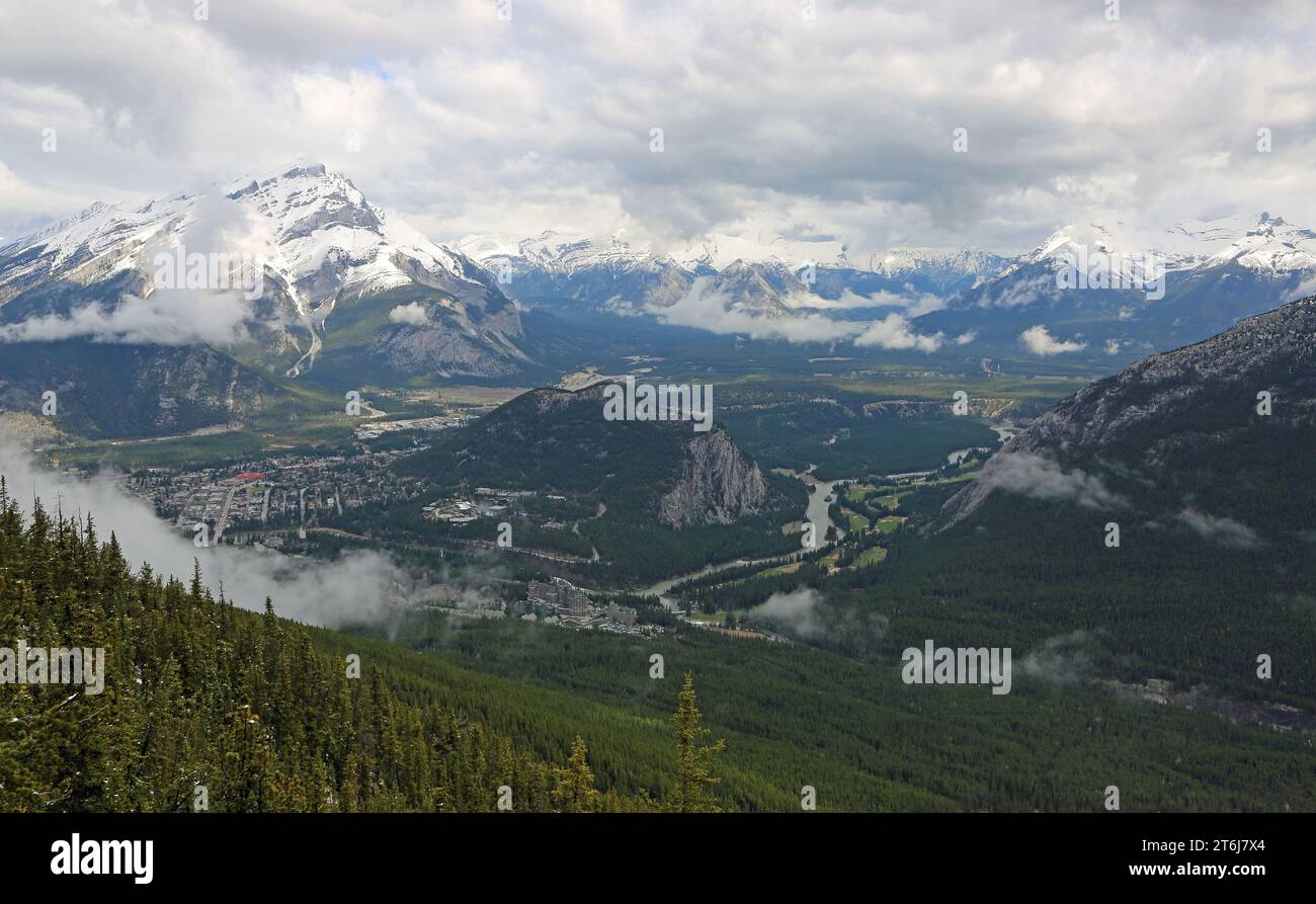 Bow River Valley, Banff National Park, Canada Stock Photo - Alamy