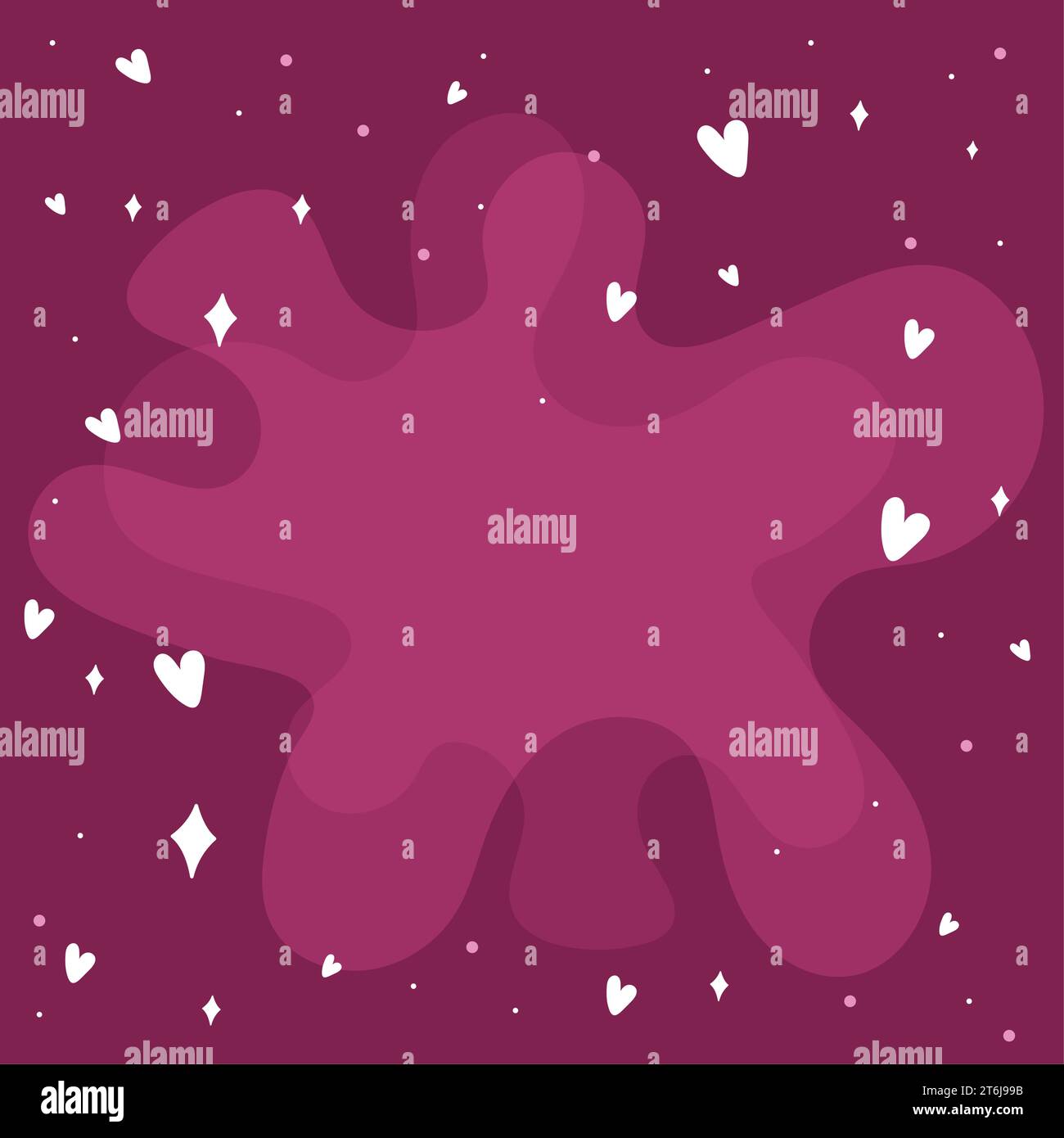 Colored background with heart shapes Vector Stock Vector Image & Art ...
