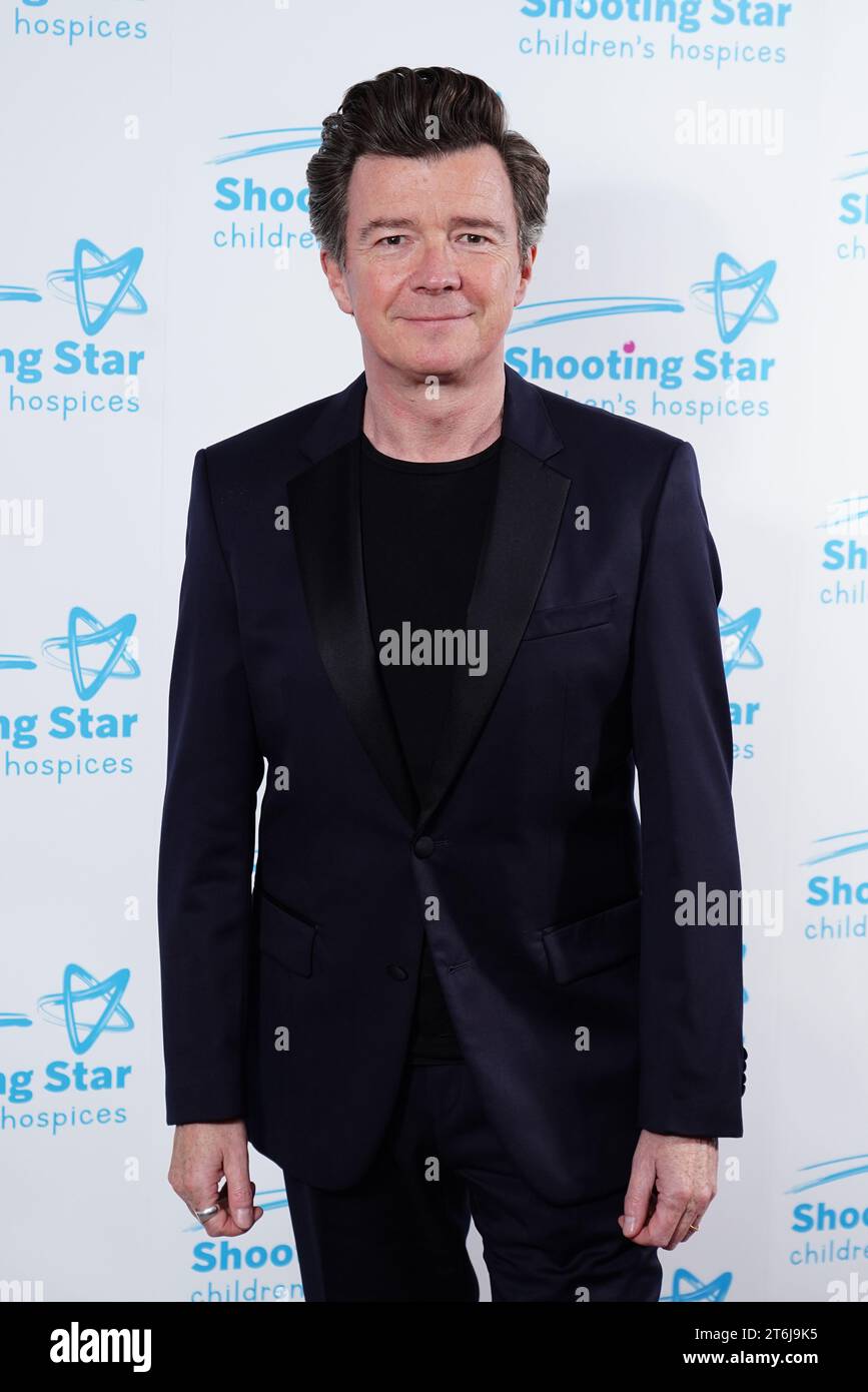 Rick Astley arriving for the annual Shooting Star Ball in aid of ...