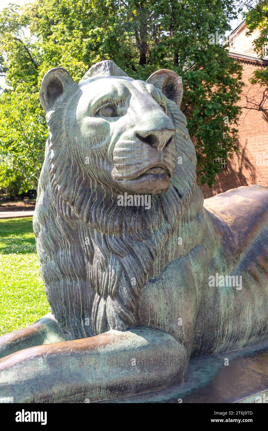 The Lion Sculpture, Oborishte Street, City Centre, Sofia, Republic of ...