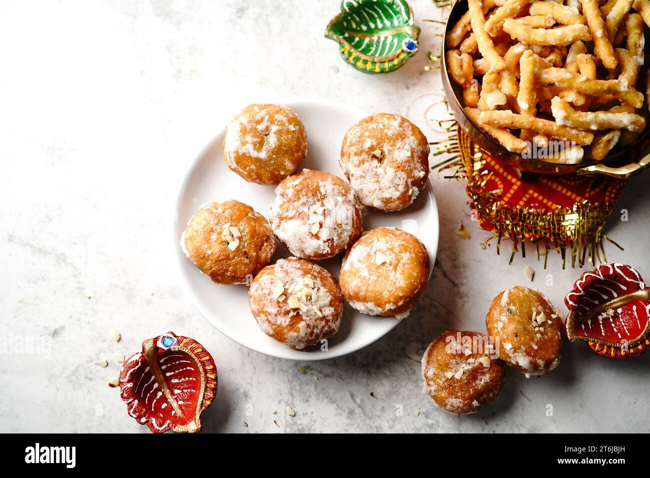 Homemade Balushahi or Badusha - tradition Indian Diwali sweets ...