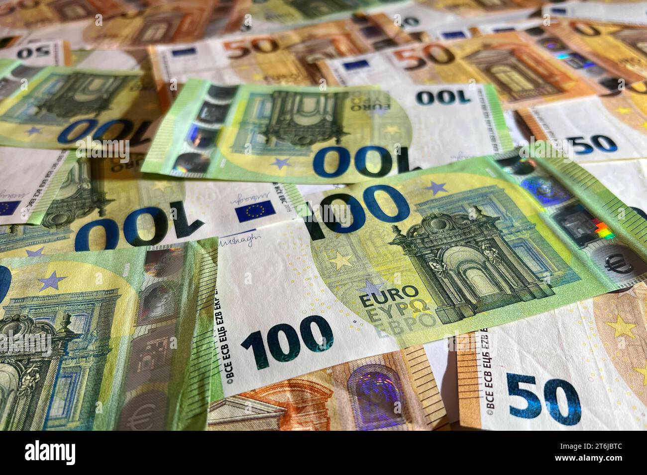 Themenfoto Geld, Geldscheine, Euro Banknoten *** Theme photo money ...
