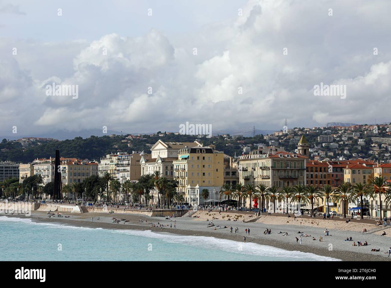 The famous seafront of Nice on the French Riviera Stock Photo - Alamy
