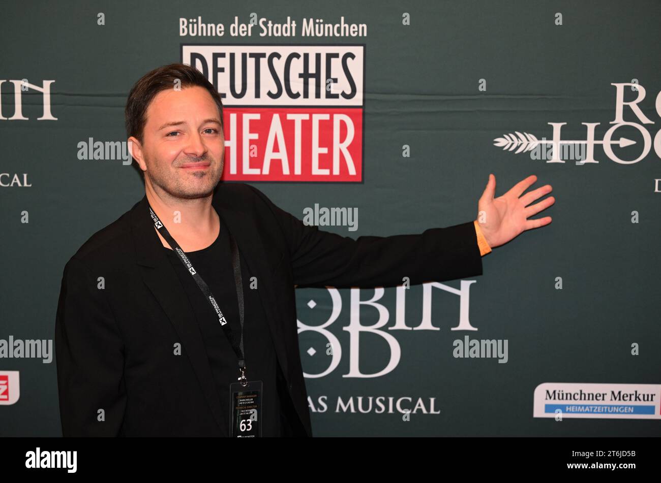 Munich, Germany. 10th Nov, 2023. Composer Dennis Martin performs at the ...