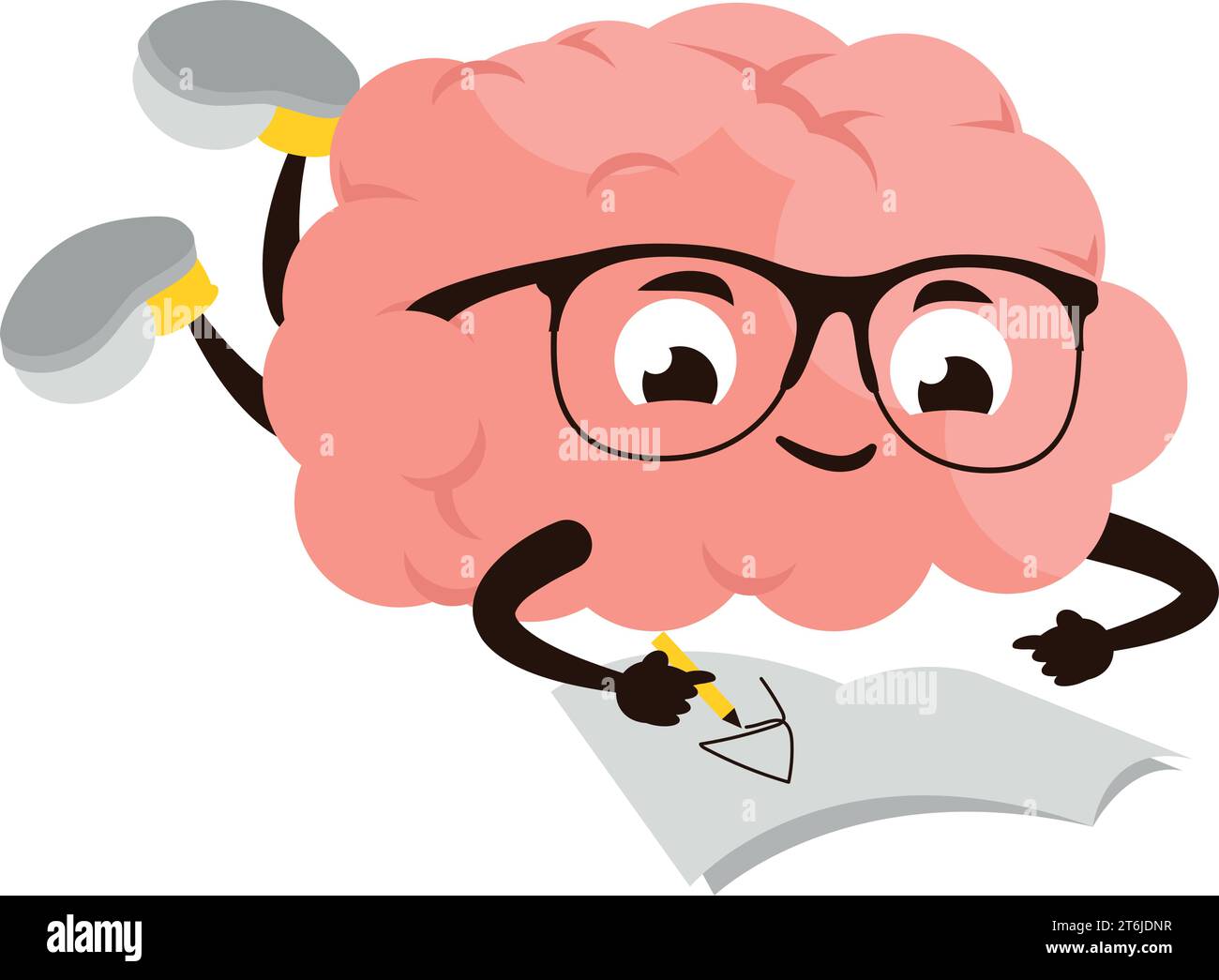 cartoon brain drawing Stock Vector Image & Art - Alamy