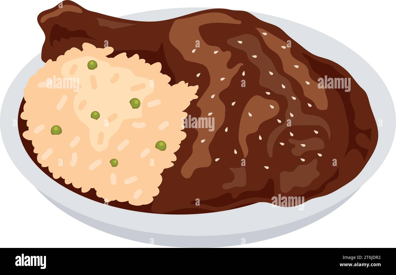Mexican mole sauce Stock Vector Images - Alamy