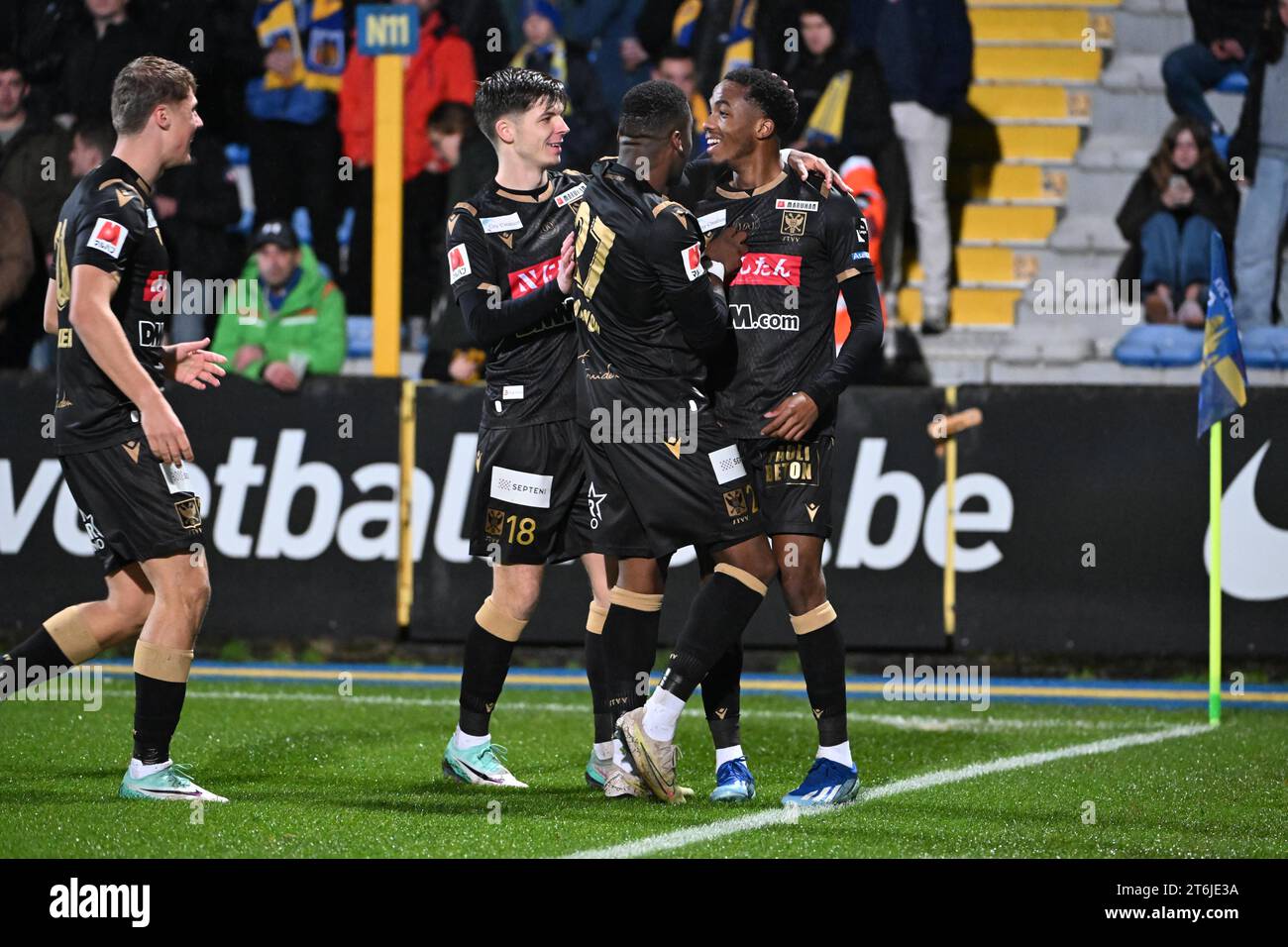 Westerlo, Belgium . 10th Nov, 2023. during a football game between KVC ...