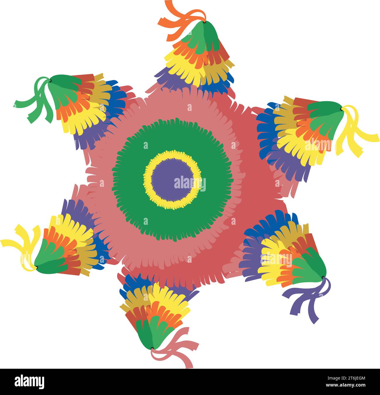 mexican pinata star illustration Stock Vector Image & Art - Alamy