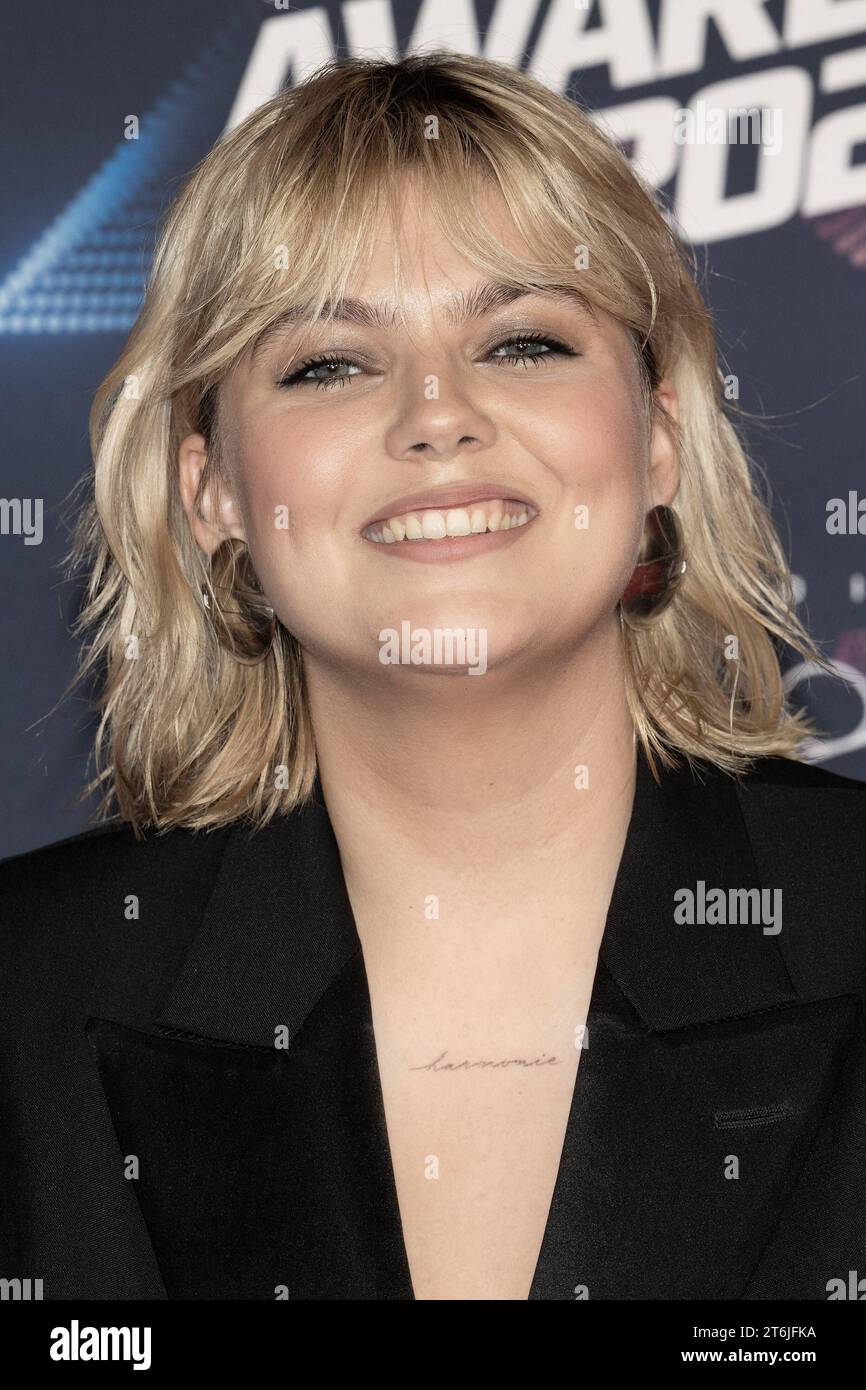 Cannes, France. 18th Nov, 2022. Louane attends the 25th NRJ Music at ...