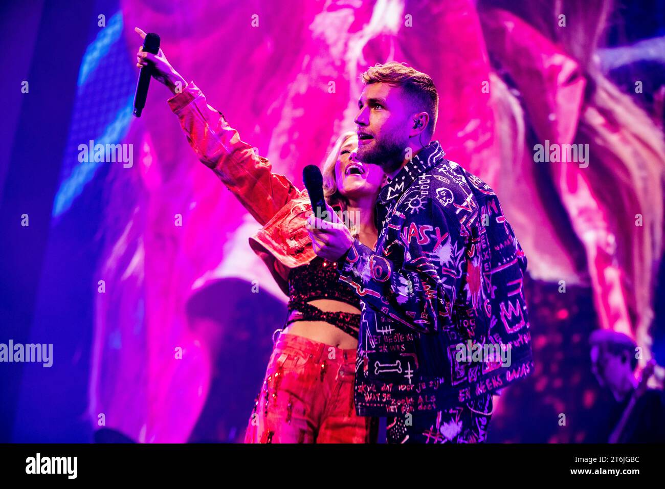 AMSTERDAM - The Dutch singing duo Suzan and Freek during their concert ...