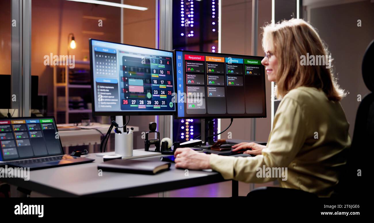 Schedule workspace hi-res stock photography and images - Alamy