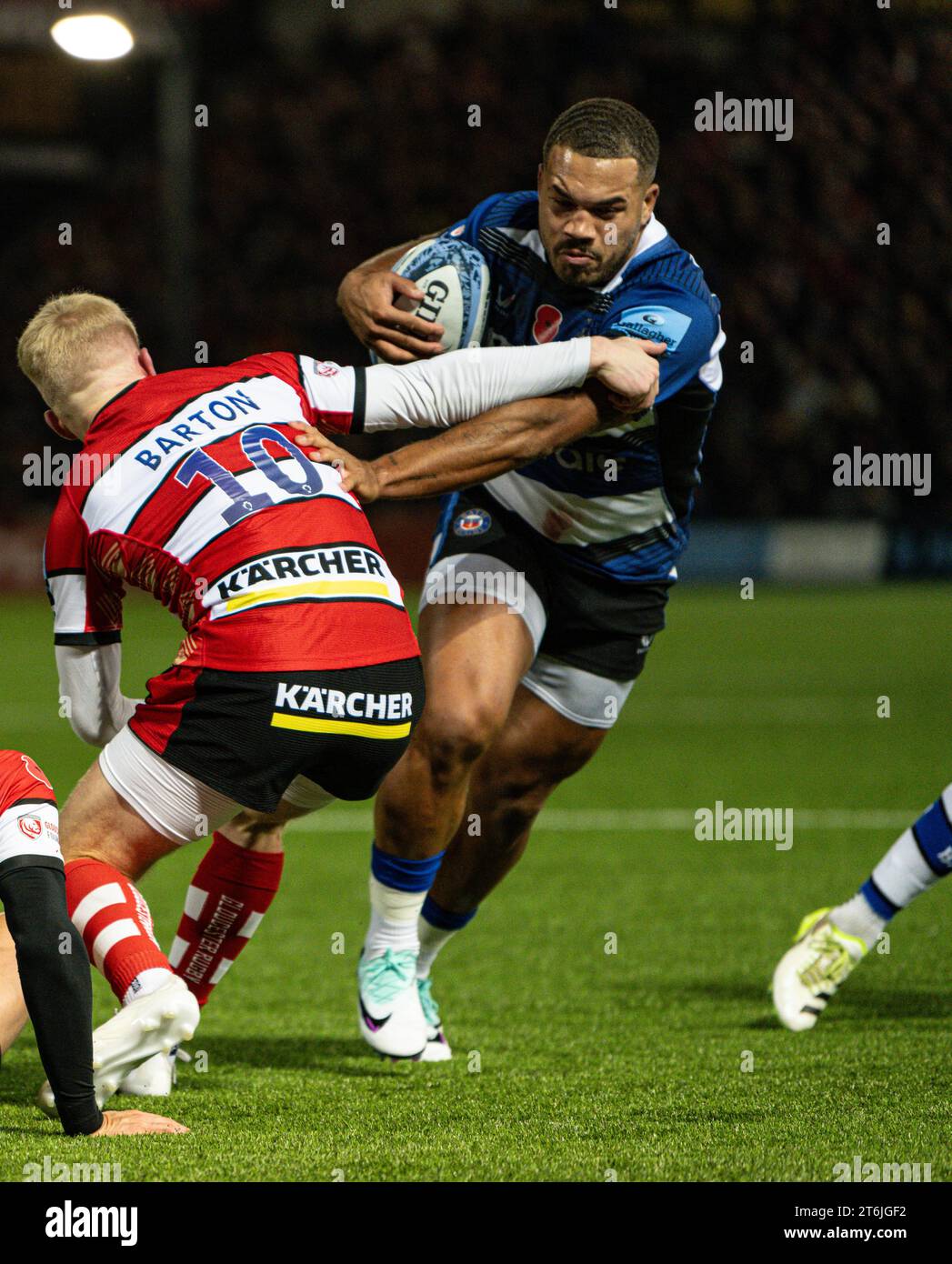 Kingsholm Stadium, Gloucester, Gloucestershire, UK. 10th Nov, 2023 ...