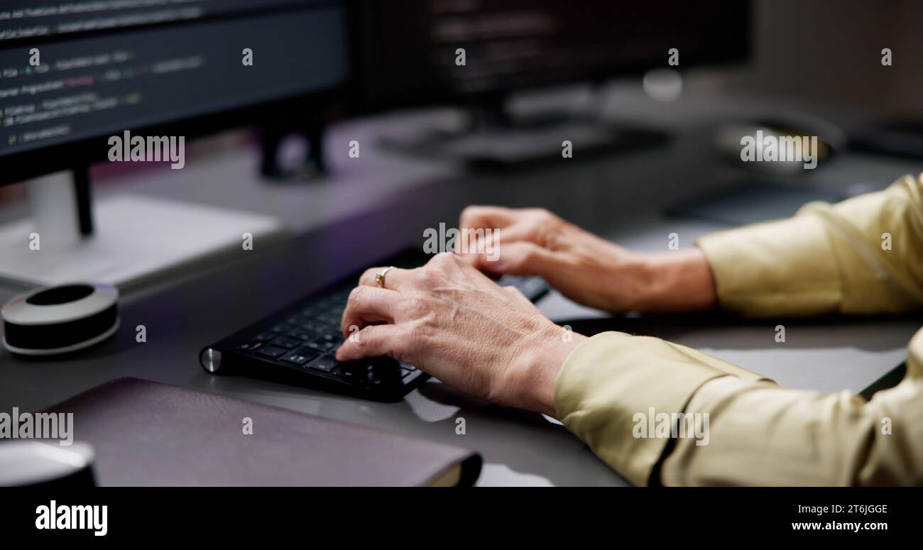 Multiple Female Developers: Empowering Women in Programming Stock Photo ...