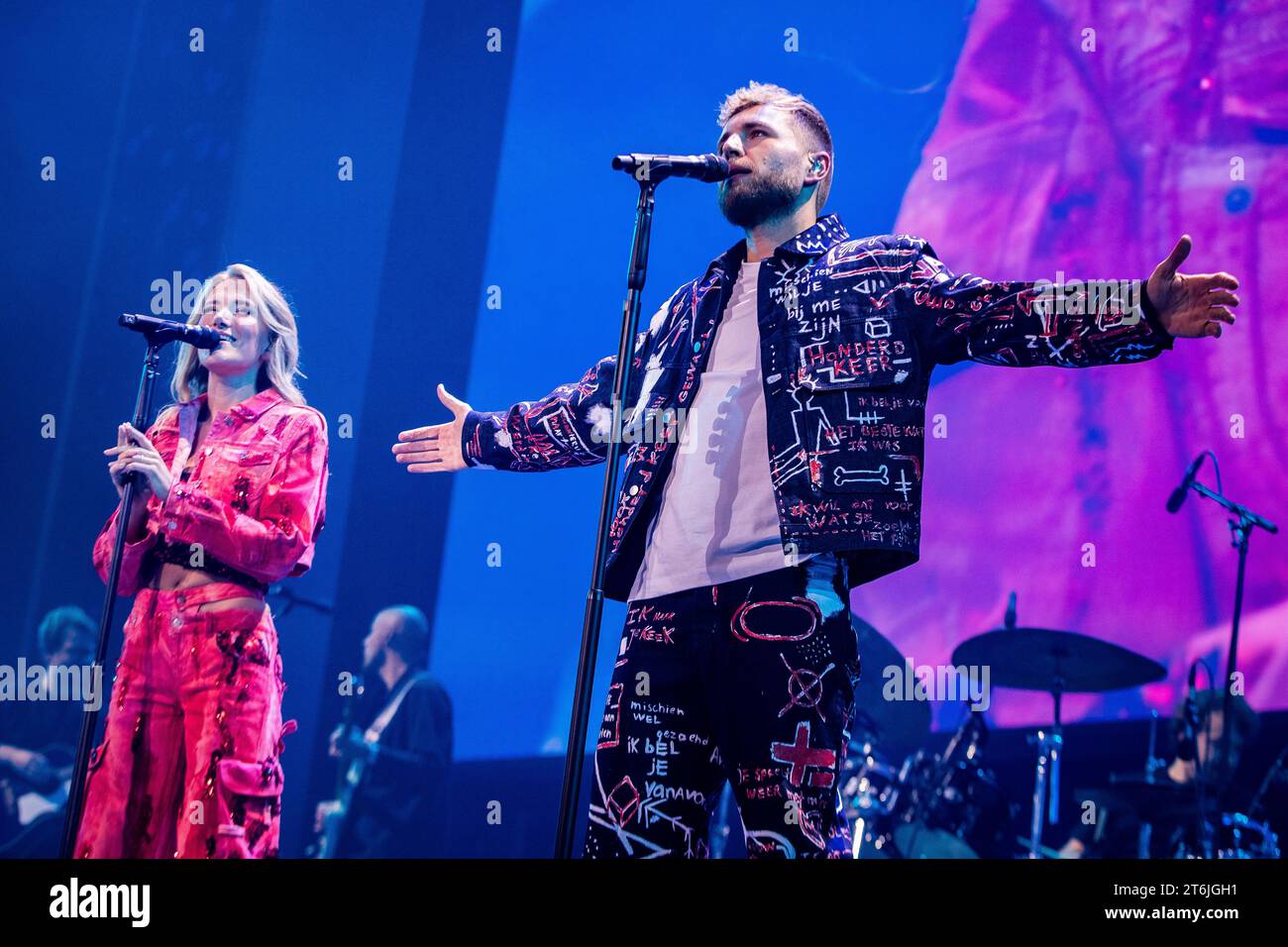 AMSTERDAM - The Dutch singing duo Suzan and Freek during their concert ...