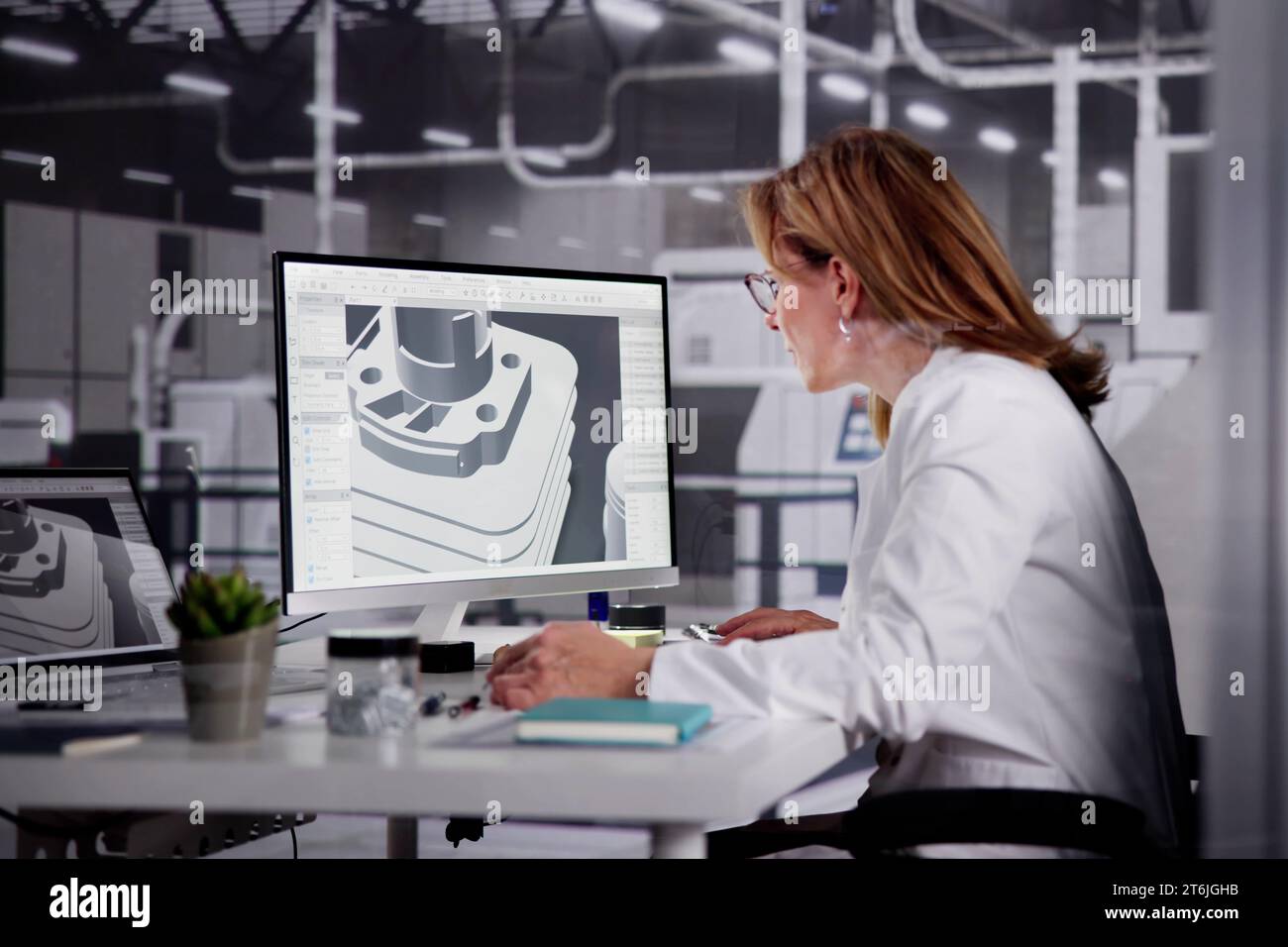 3D Software Engineer Developing Computer Engineering Design Stock Photo ...