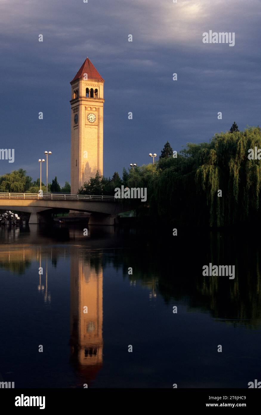 Clock Tower, Riverfront Park, Spokane, Washington Stock Photo - Alamy