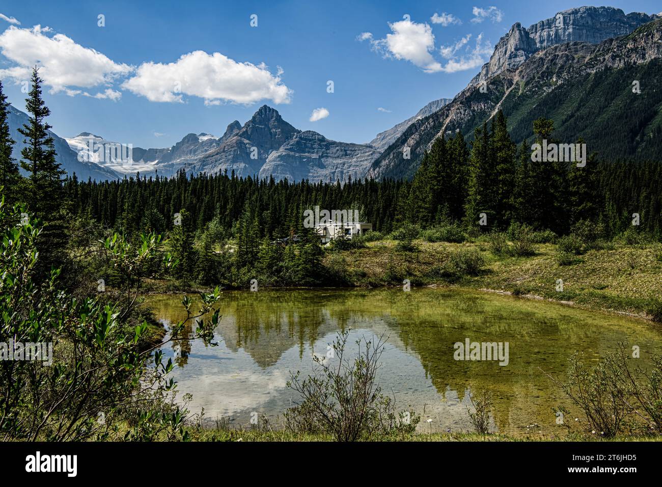 RV Camping in Banff National Park Stock Photo - Alamy