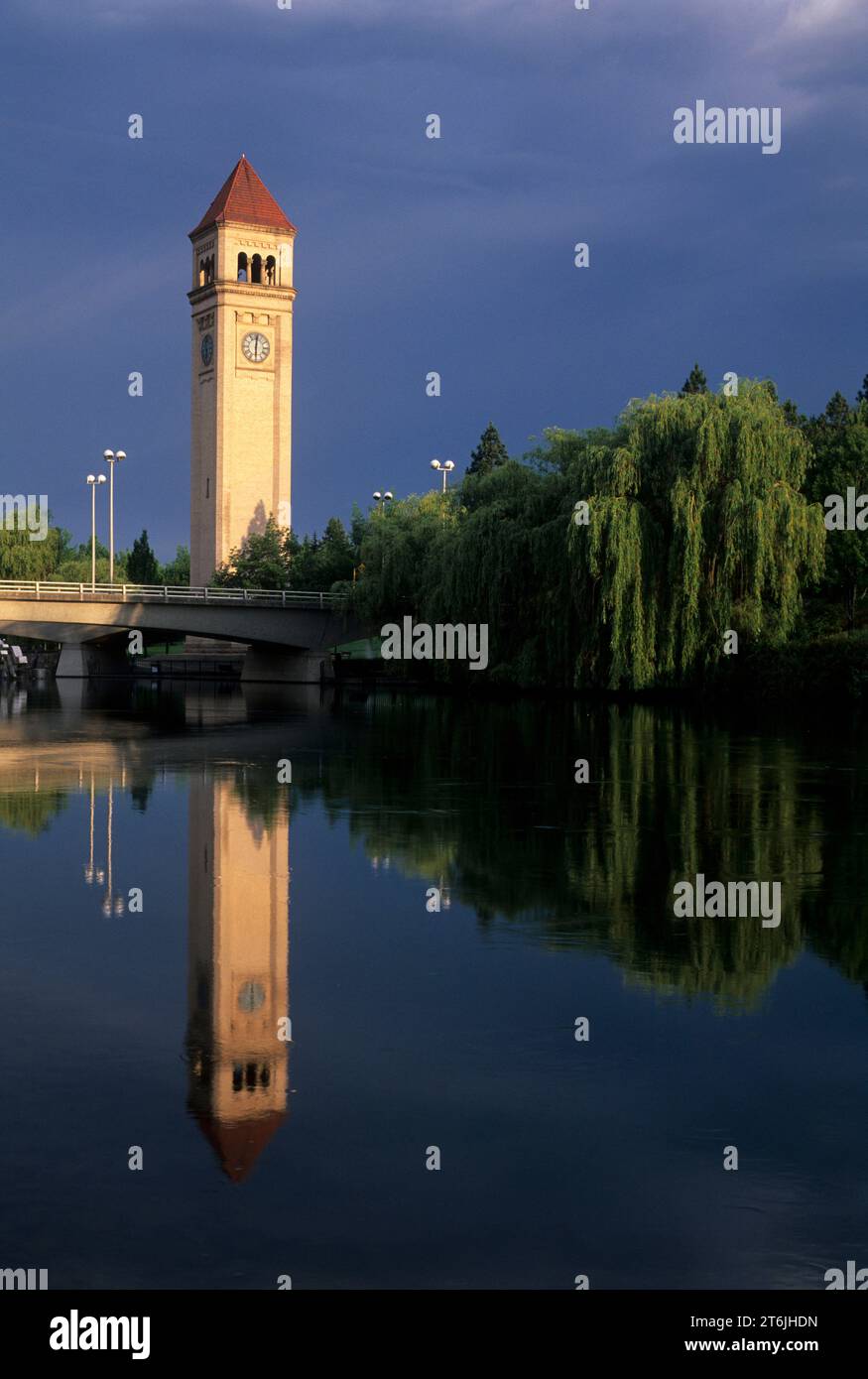 Clock Tower, Riverfront Park, Spokane, Washington Stock Photo - Alamy
