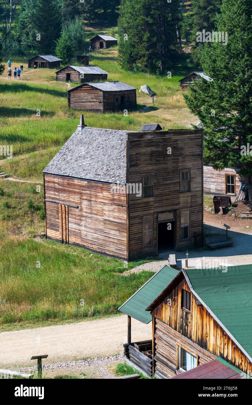 Garnet, MT USA - 4 SEP 2022: Garnet Ghost Town in the Montana mountains ...