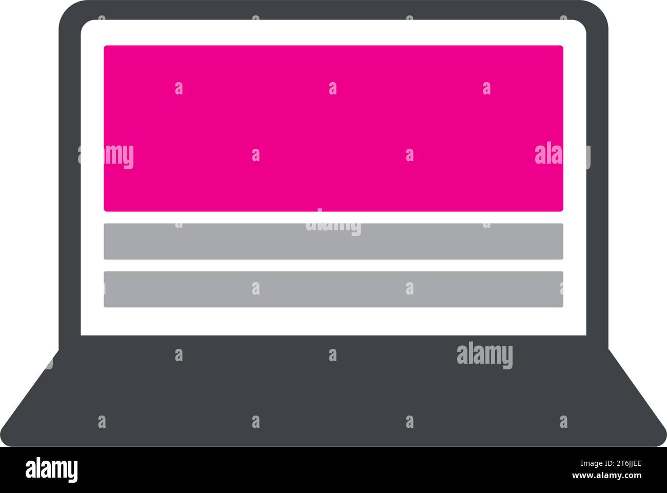 Isolated business laptop icon Vector Stock Vector Image & Art - Alamy