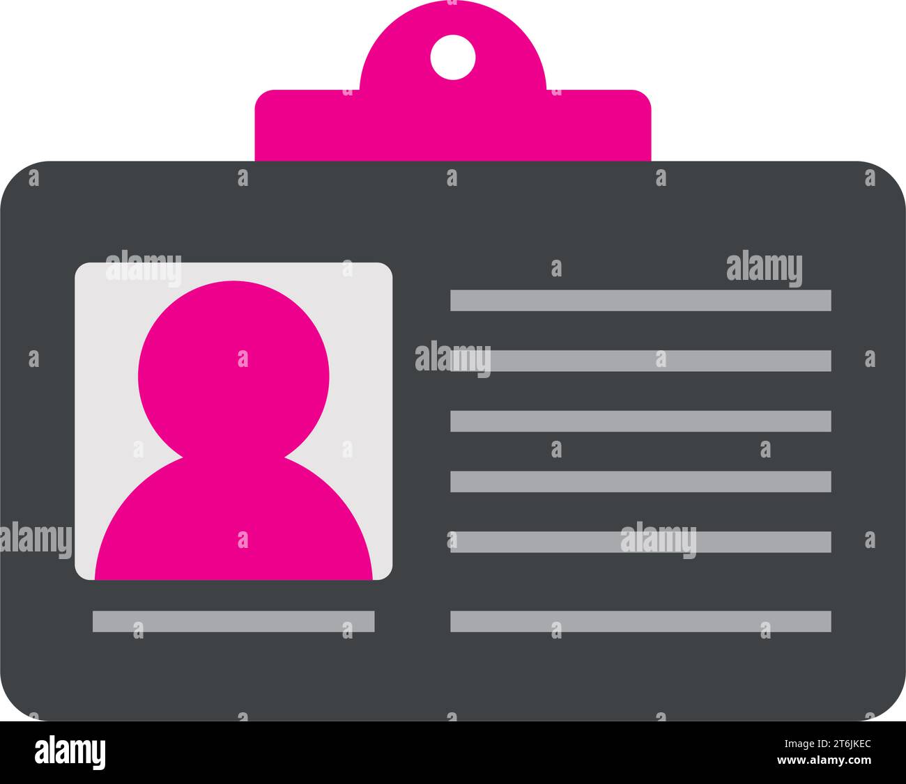 Isolated office profile id carnet icon Vector Stock Vector Image & Art ...