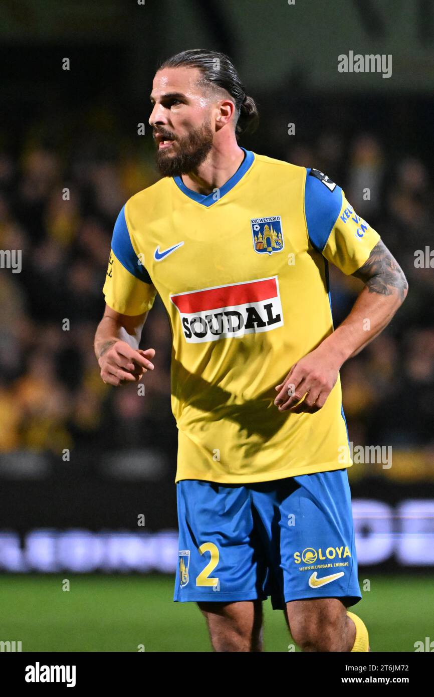 Westerlo, Belgium . 10th Nov, 2023. Pietro Perdichizzi of Westerlo ...