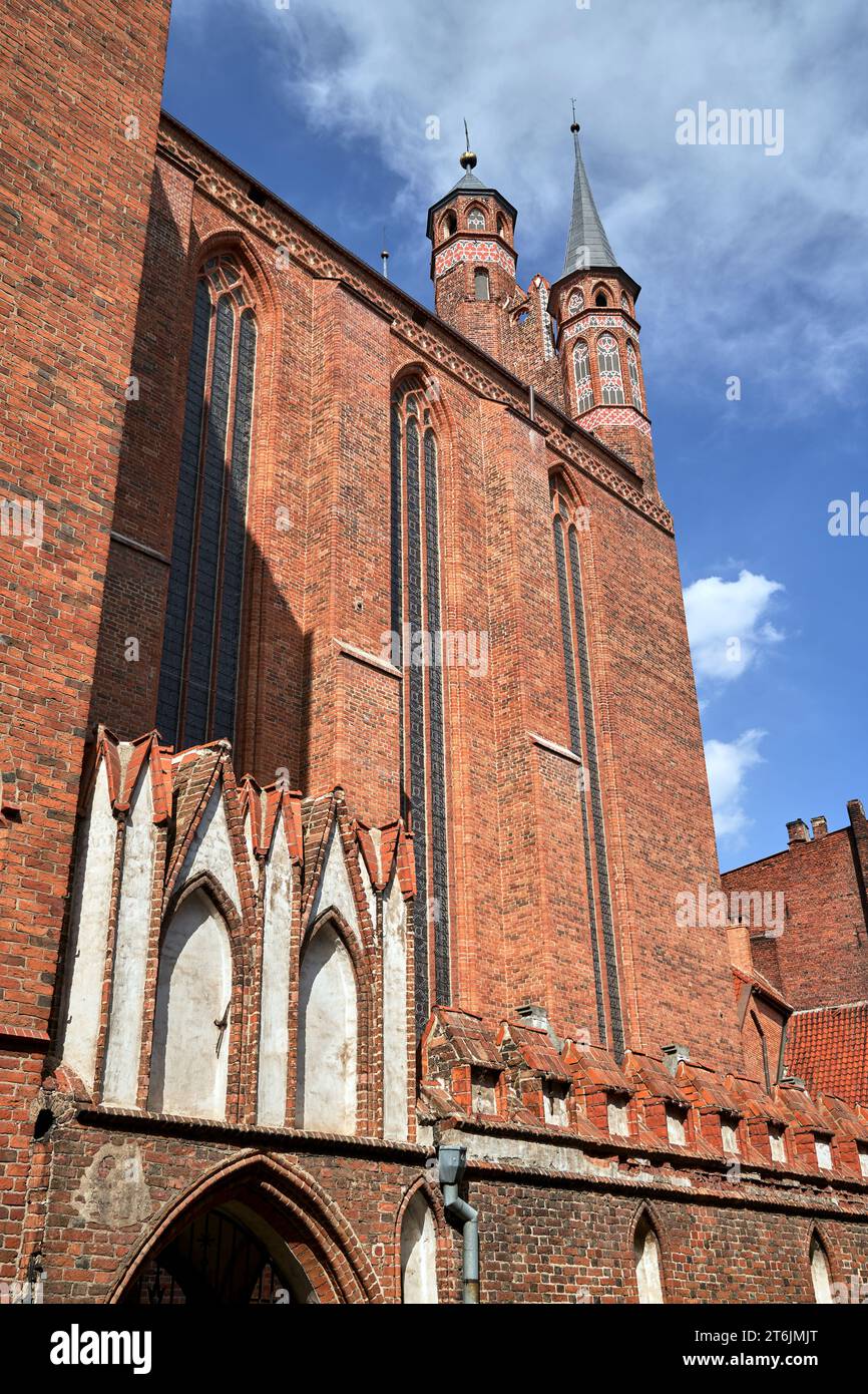 towers and entrance to the historic medieval church of the Assumption ...