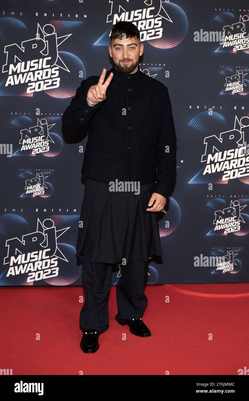 Cannes, France. 18th Nov, 2022. Singer Vacra attends the 25th NRJ Music ...