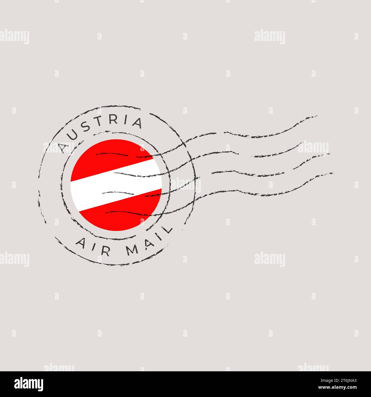 austria flag postage stamp. vector illustration national flag isolated ...