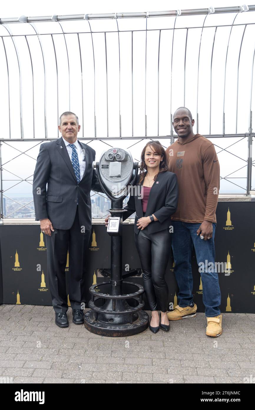 New York, United States. 10th Nov, 2023. Kevin Boothe, Antoinette ...