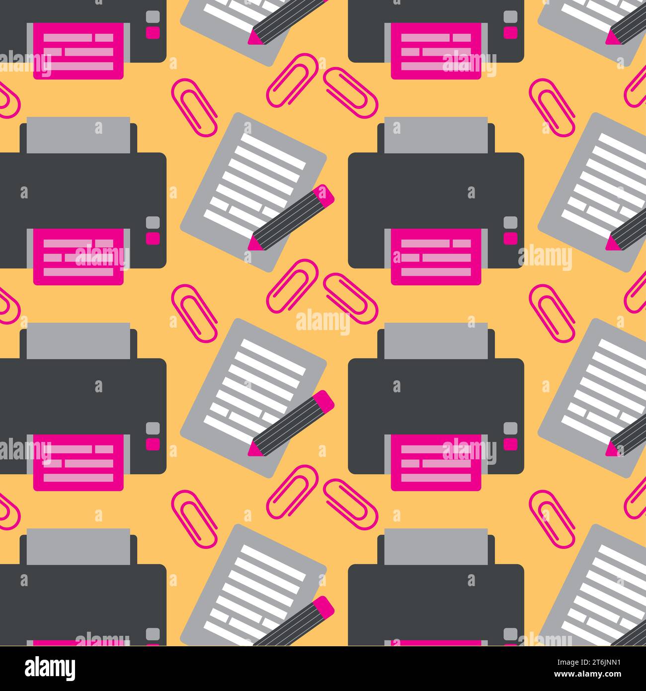 Office icons seamless pattern background Vector Stock Vector Image ...