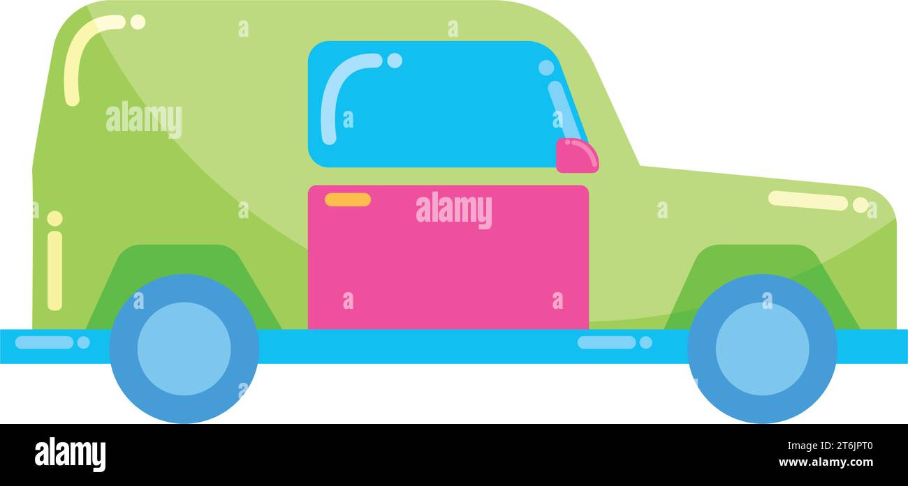 Car battery icon colored Cut Out Stock Images & Pictures - Alamy