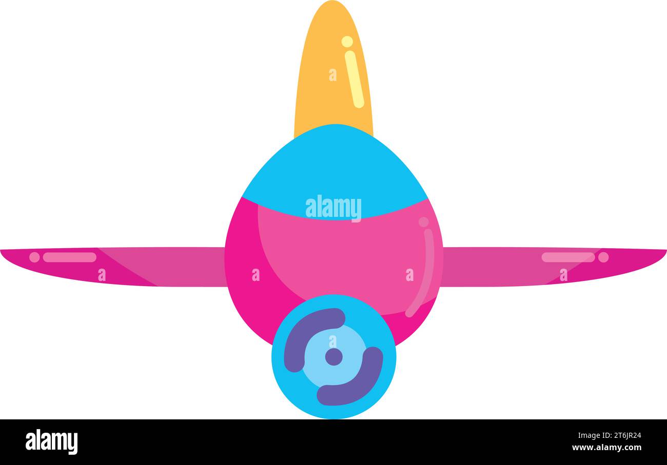 Front view of an airplane icon Vector Stock Vector Image & Art - Alamy