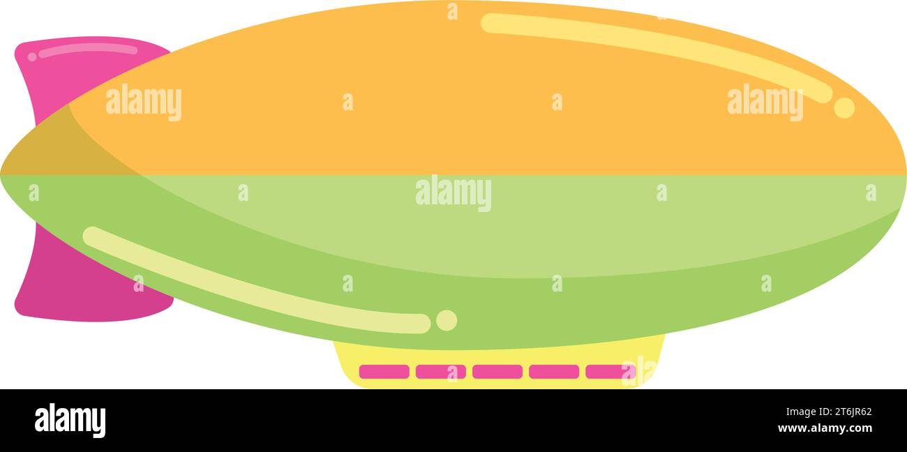 Isolated colored zeppelin icon Vector Stock Vector Image & Art - Alamy