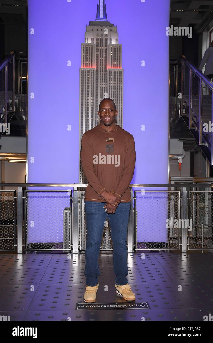 New York, USA. 10th Nov, 2023. Former NFL player Kevin Boothe attends ...