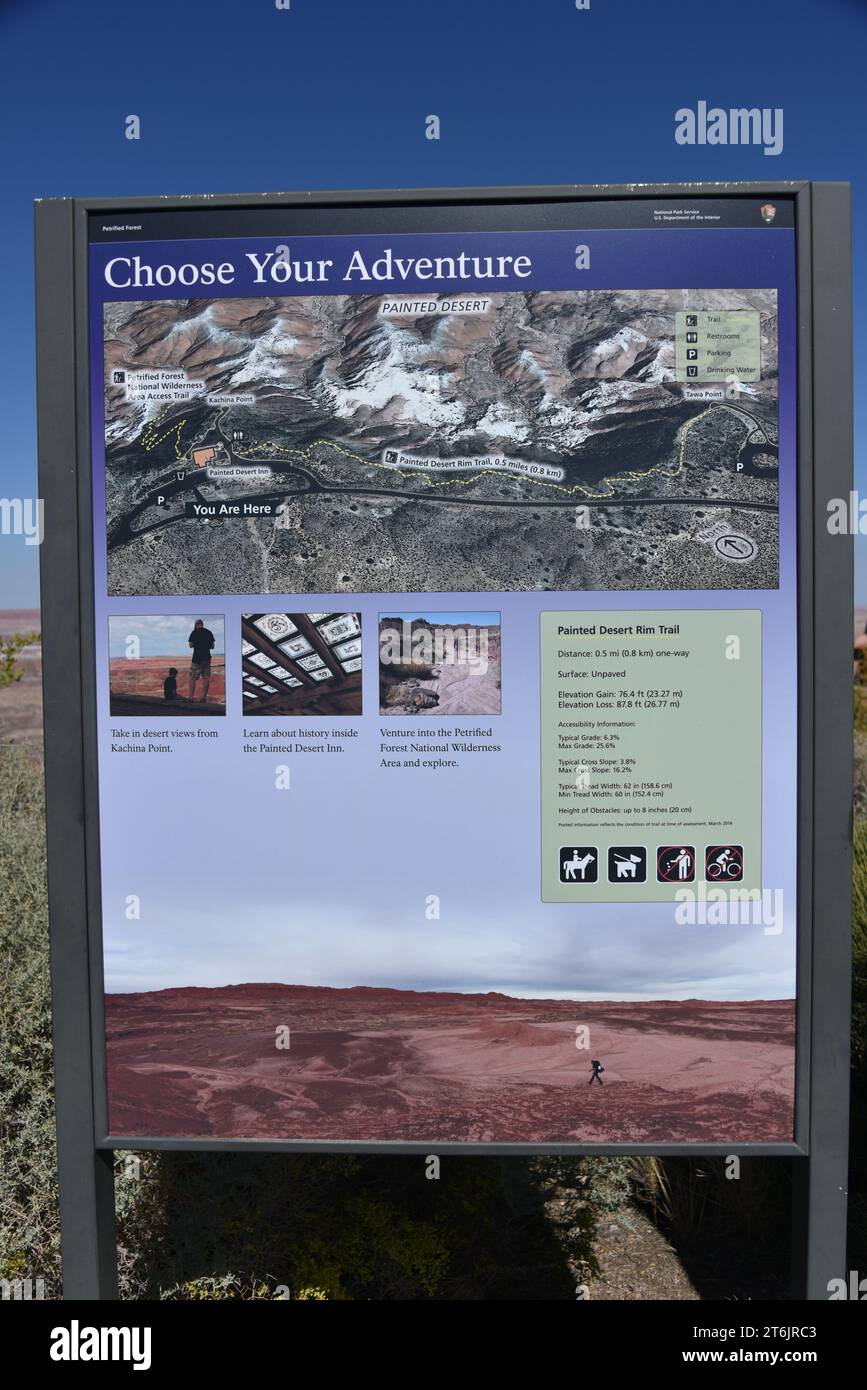 Painted Desert National Park, AZ. U.S.A. 10/17-18/2023. Painted Desert ...