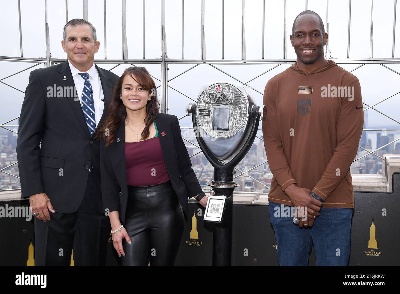 New York, USA. 10th Nov, 2023. (L-R) Retired Lt. Gun, Mike Linnington ...