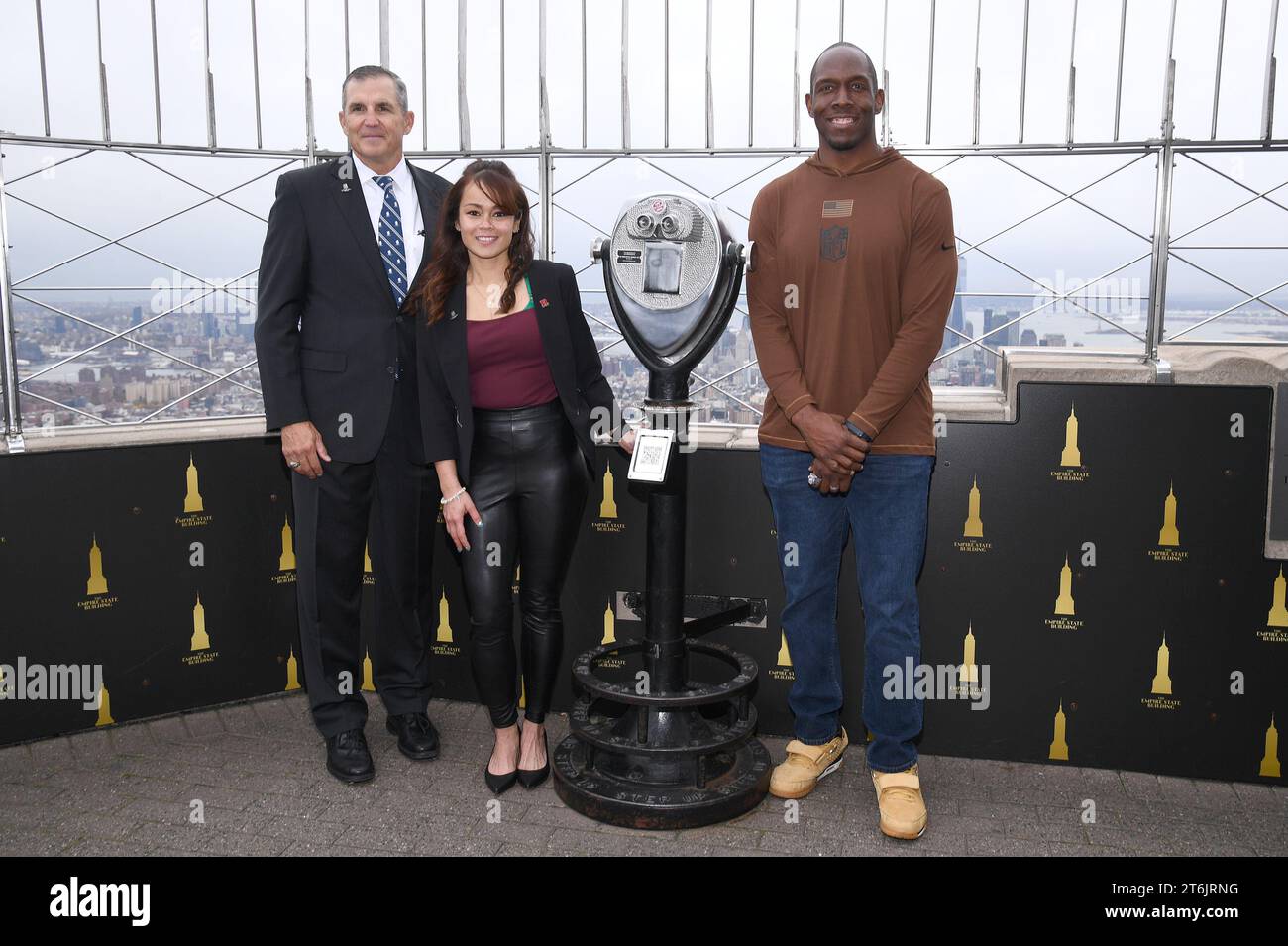 New York, USA. 10th Nov, 2023. (L-R) Retired Lt. Gun, Mike Linnington ...