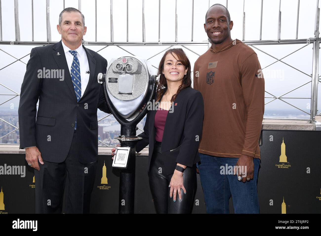 New York, USA. 10th Nov, 2023. (L-R) Retired Lt. Gun, Mike Linnington ...